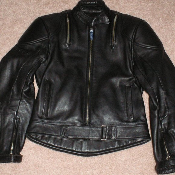 Teknic | Jackets & Coats | Teknic Ladies Black Leather Motorcycle ...